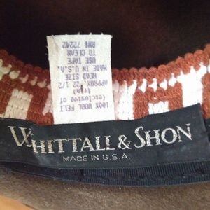 Whittall & Shon | Accessories | Vintage Wool Felt Hat | Poshmark